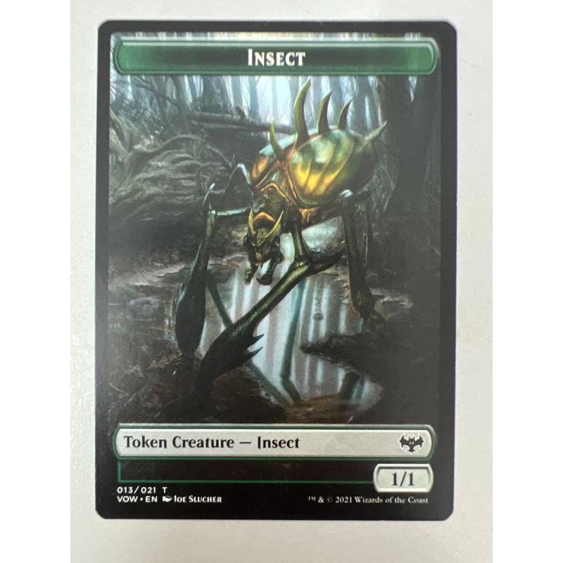 Magic The Gathering VOW Tokens (Human/ Insect/ Spirit/ Boar)(Token ...
