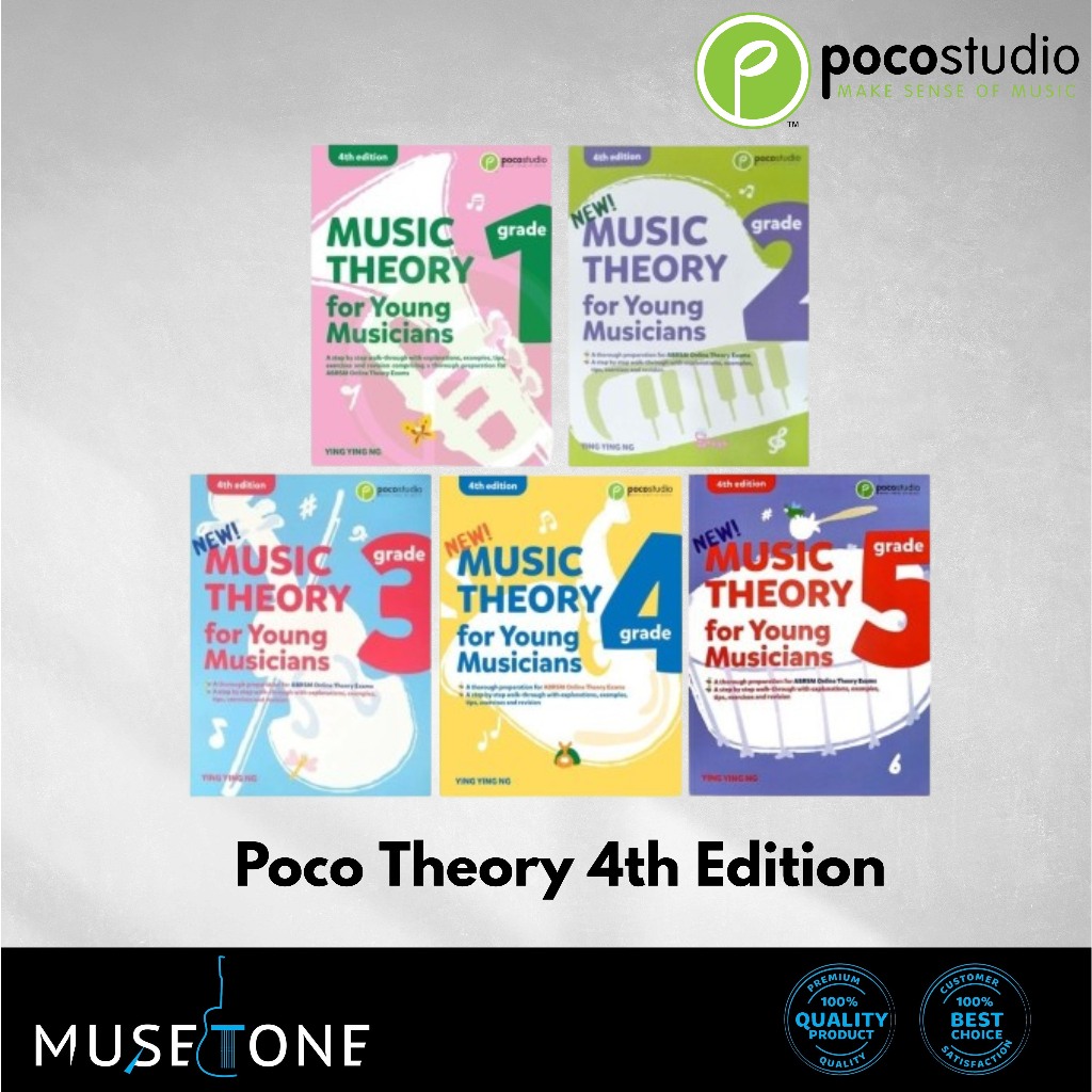Poco Music Theory for Young Musicians Grade 1-5 (4th Edition) | Shopee ...