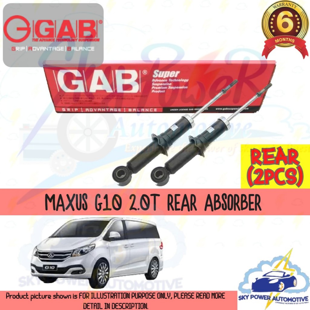 MAXUS G10 2.0T GAB SUPER GAS SHOCK ABSORBER REAR 2PCS | Shopee Malaysia