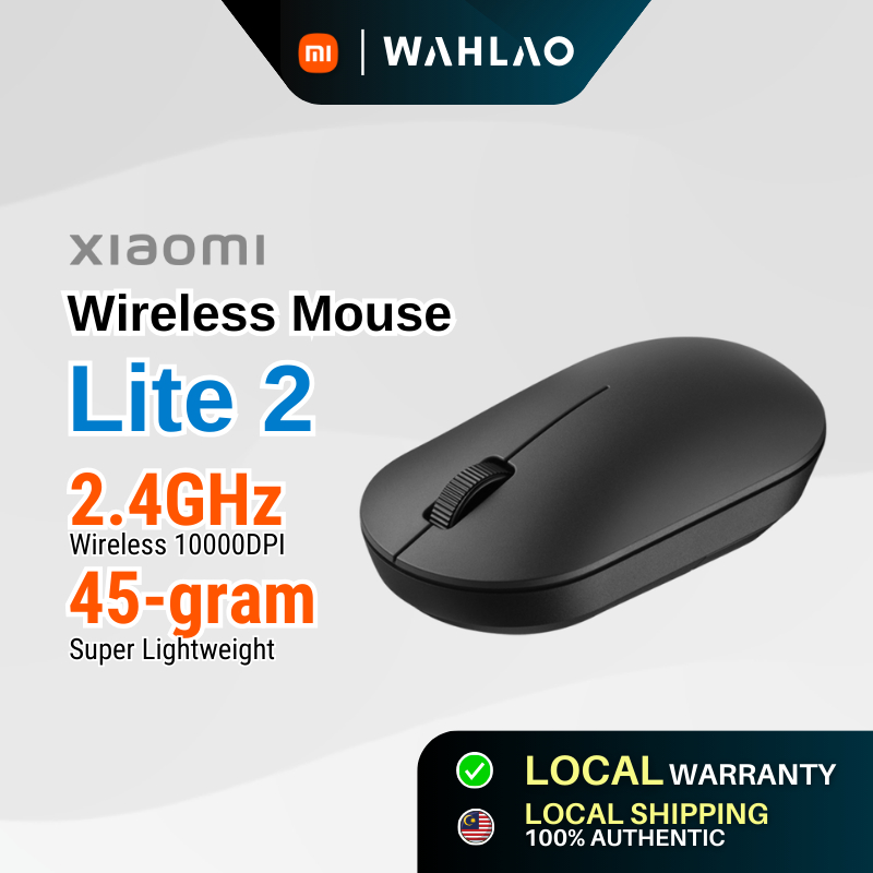 Xiaomi Mi Wireless 2.4GHz Mouse Lite 2 10000DPI 36g Light weight ...