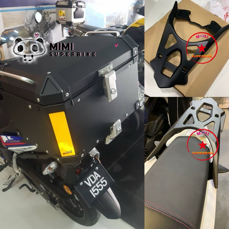YAMAHA Y15ZR V1 V2 / LC135 V8 FI TOP BOX CARRIER ALLOY MONORACK HEAVY ...