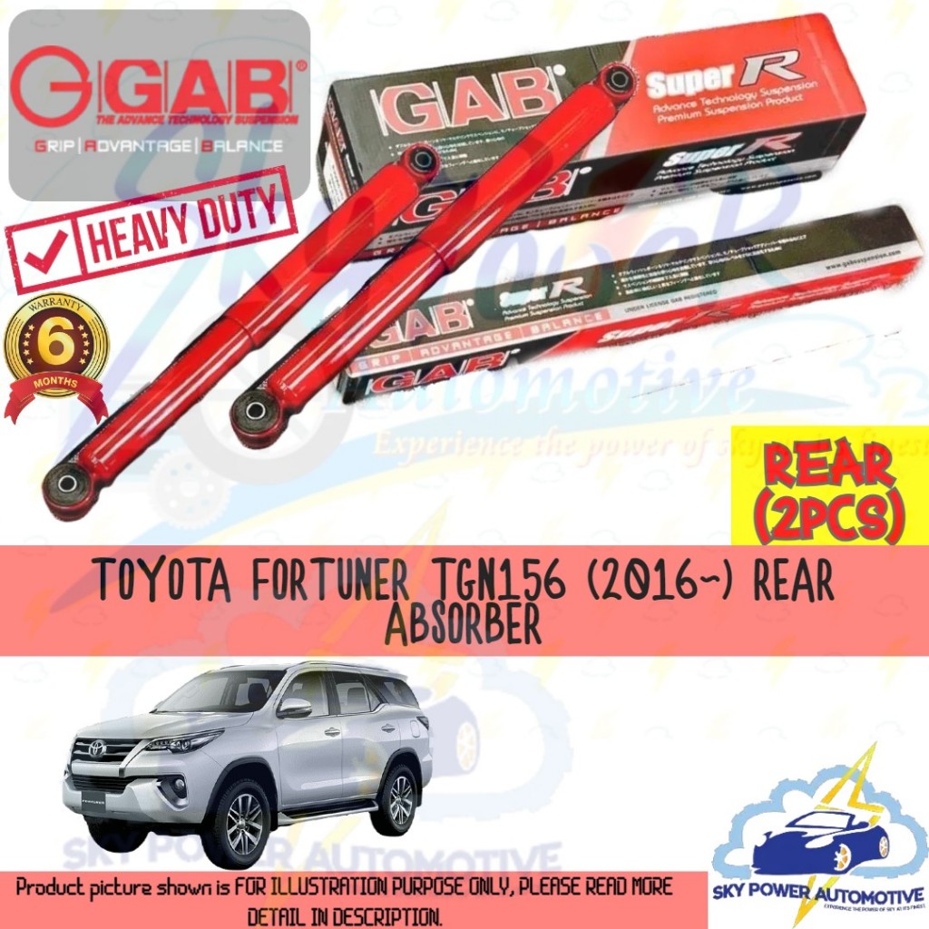 TOYOTA FORTUNER TGN156 (2016~) GAB SUPER R SPORT PREMIUM HEAVY DUTY GAS ...