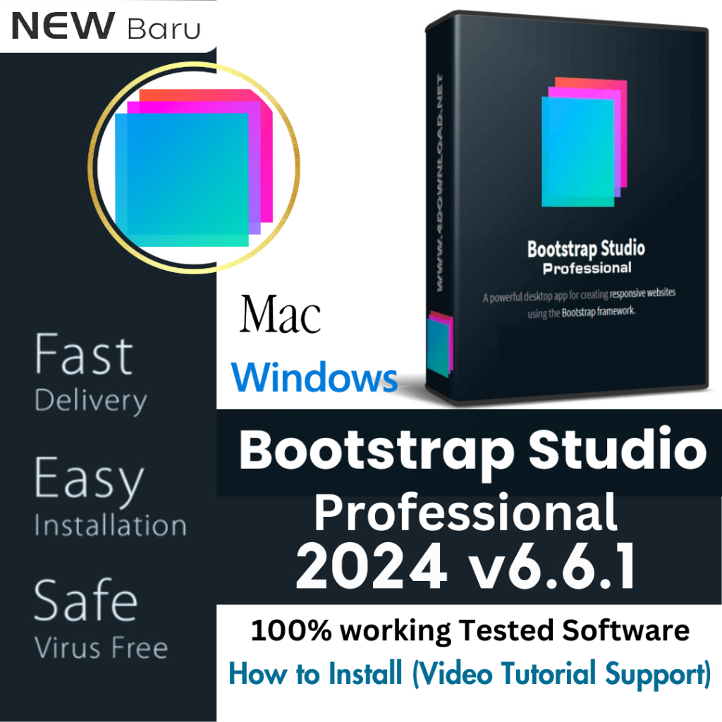 Bootstrap Studio Professional 2024 v6.6.1 | [100% Working tested with ...