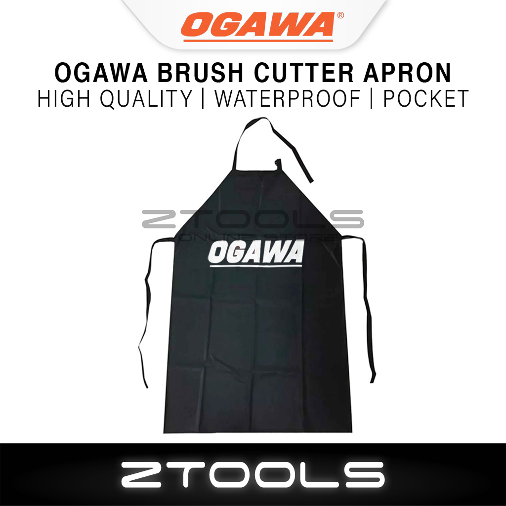 Ogawa Thick Brush Cutter Apron | Waterproof & Pocket | Apron Mesin ...