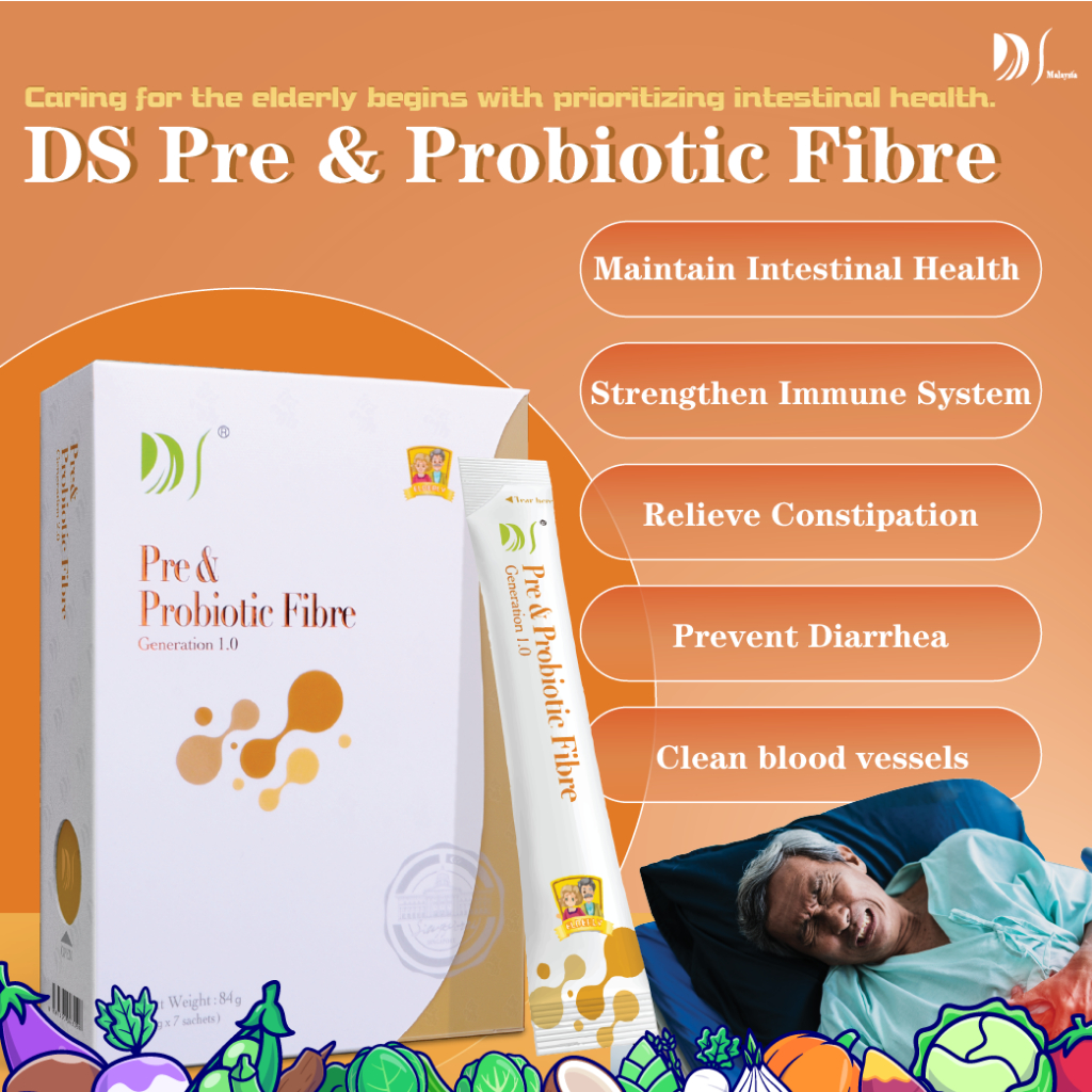 Deslim DS Pre & Probiotic Fibre (Elderly Version)【Strengthen Immune ...