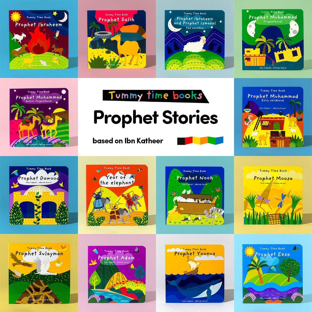 OLIEK Tummy Time & Stories of Prophet Books Islamic Story Baby Book ...