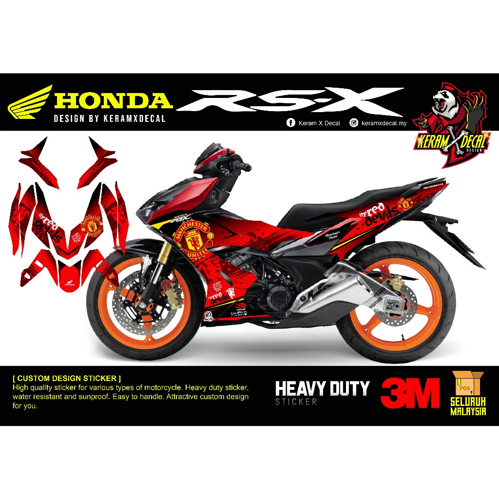 STICKER HONDA RSX FULL BODY | Shopee Malaysia