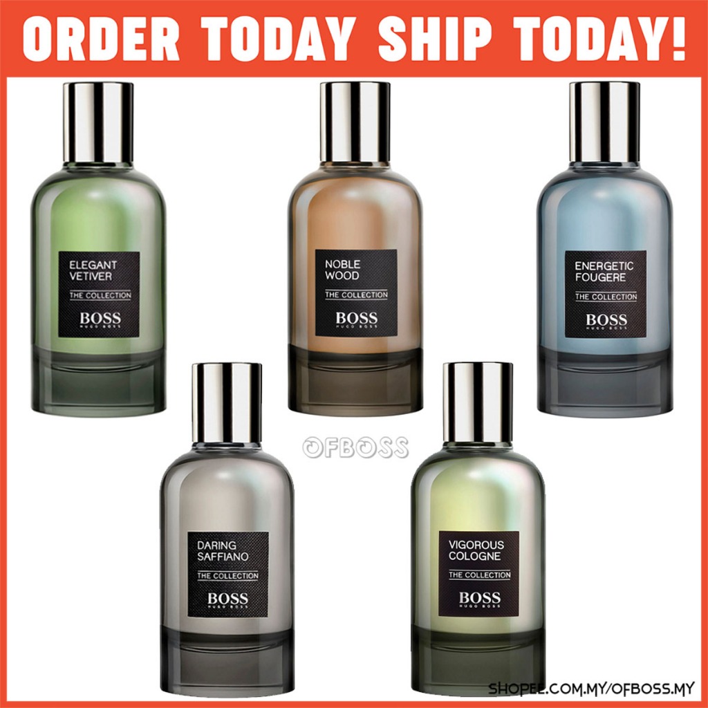 HUGO BOSS THE COLLECTION DARING SAFFIANO-VIGOROUS COLOGNE-ELEGANT ...