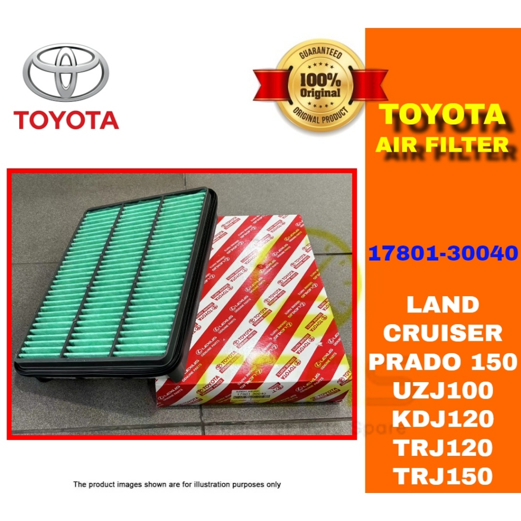 ( 100% ORIGINAL ) Air Filter Lexus LX470 & Toyota Land Cruiser UZJ100 ...