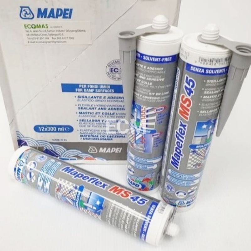 MAPEFLEX MS45 / CRYSTAL (300ml) Penampal Kebocoran, Flexible ...