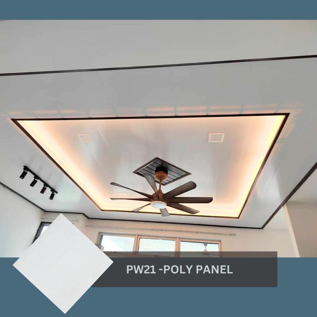 PVC Panel 🔥Free Buble Wrap Packing🔥 6 FT Poly Ceiling & Wall Panel with ...