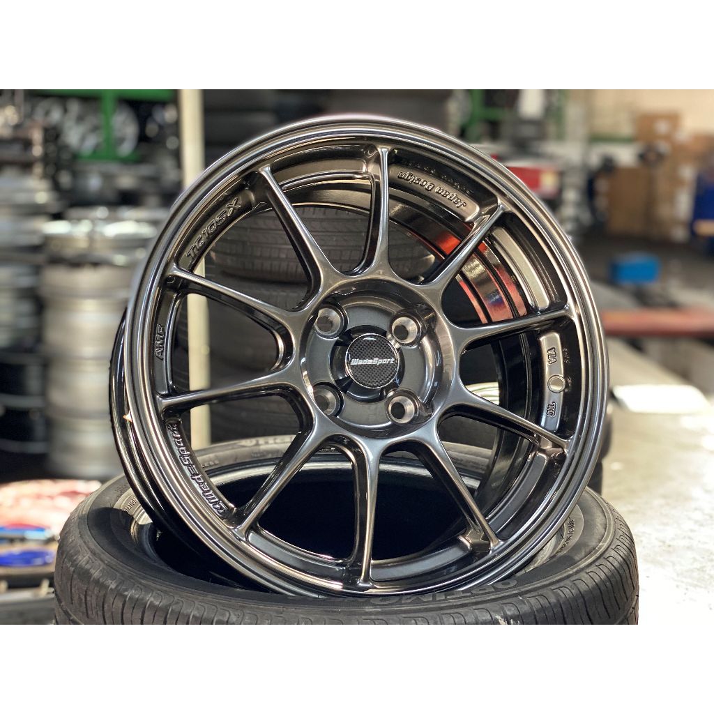 New 15x7J AOW TC105X Flow Formed Rim (set of 4) EJ-Titan 4x100 for Myvi Bezza Axia Saga City ...