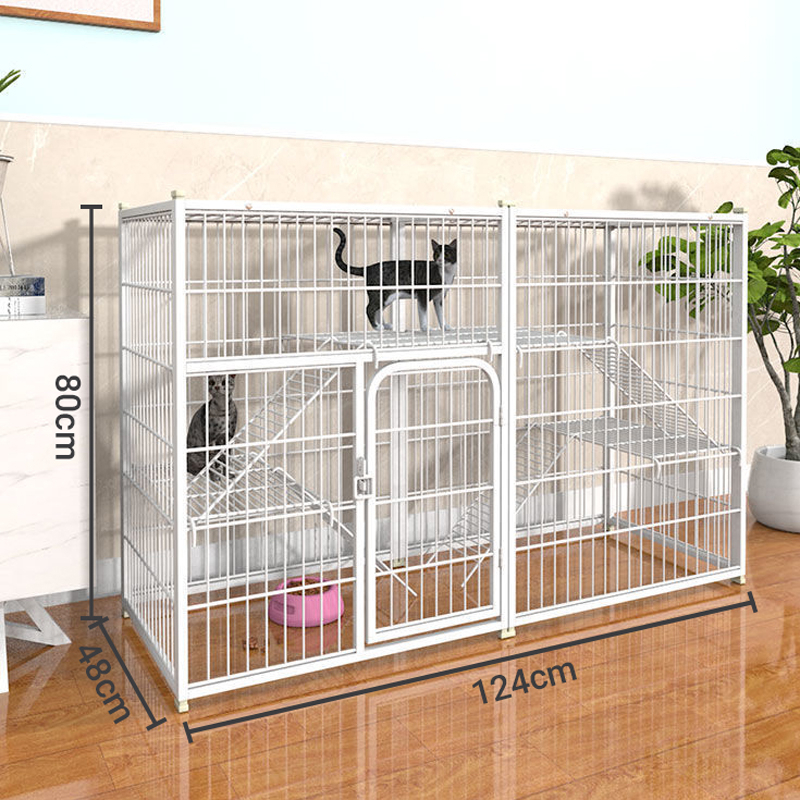 Sangkar Kucing Besar Cat Cage Large 2 3 Tingkat 4 Level Pets Cages Cat ...