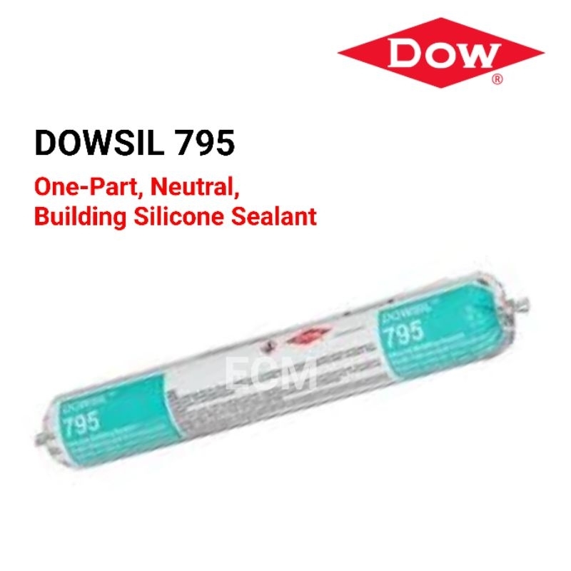 DOWSIL 795 BLACK (600ml) Structural Silicone Building Sealant | Shopee ...