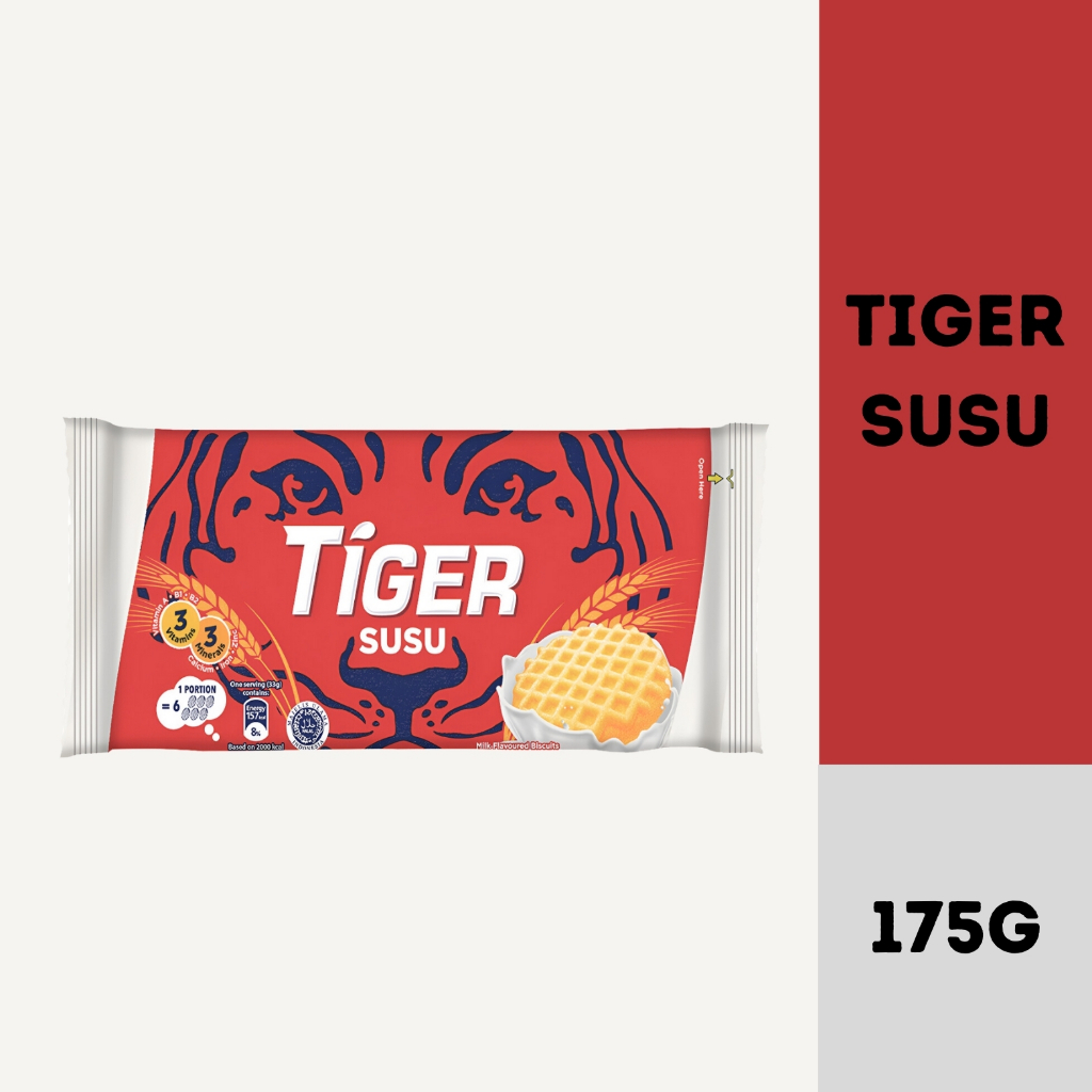 Tiger Susu Biscuit 175g | Shopee Malaysia