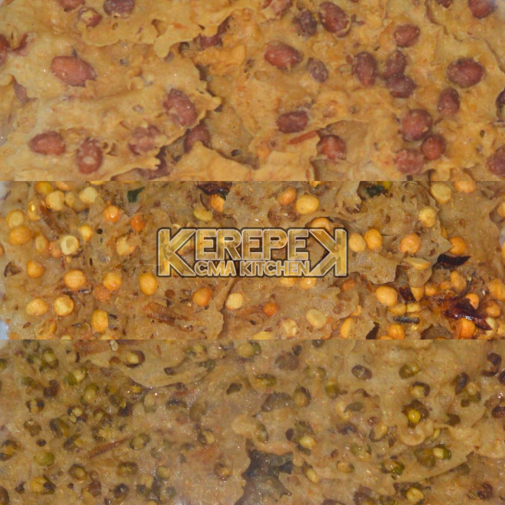Rempeyek Tumpi Kacang Tanah/Dhal/Hijau 450G (Kerepek CMA Kitchen ...