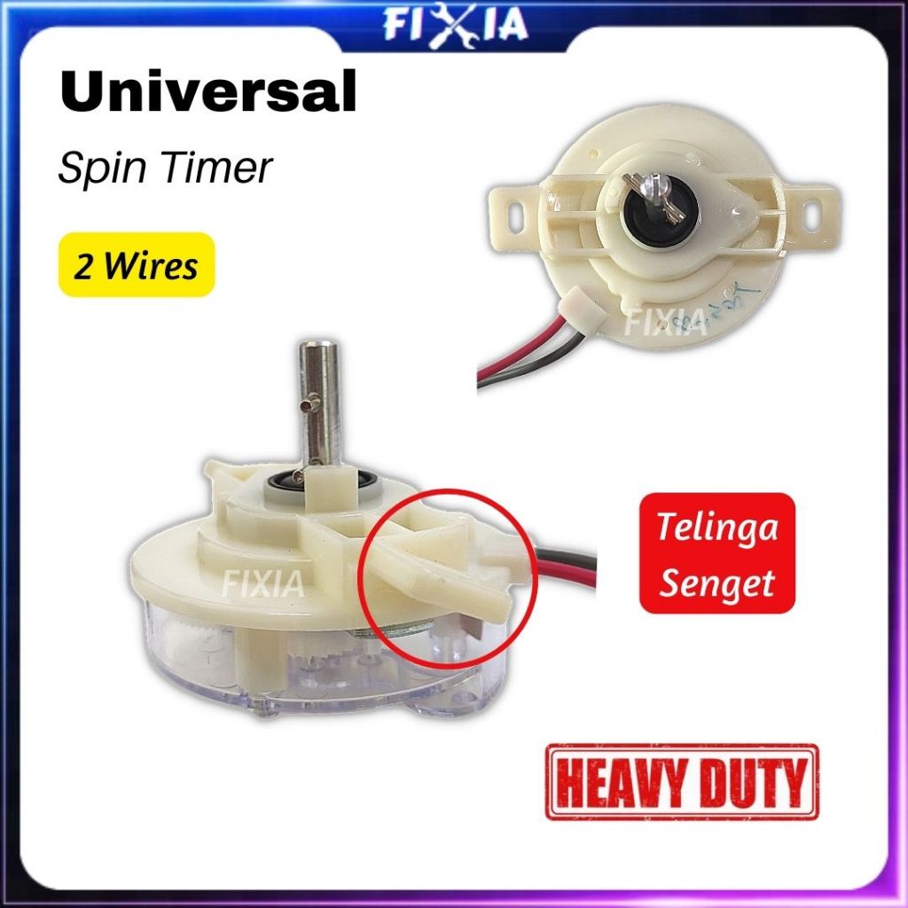 Heavy Duty Midea Semi Auto Washing Machine Spin Timer (2 Wires, Slide ...