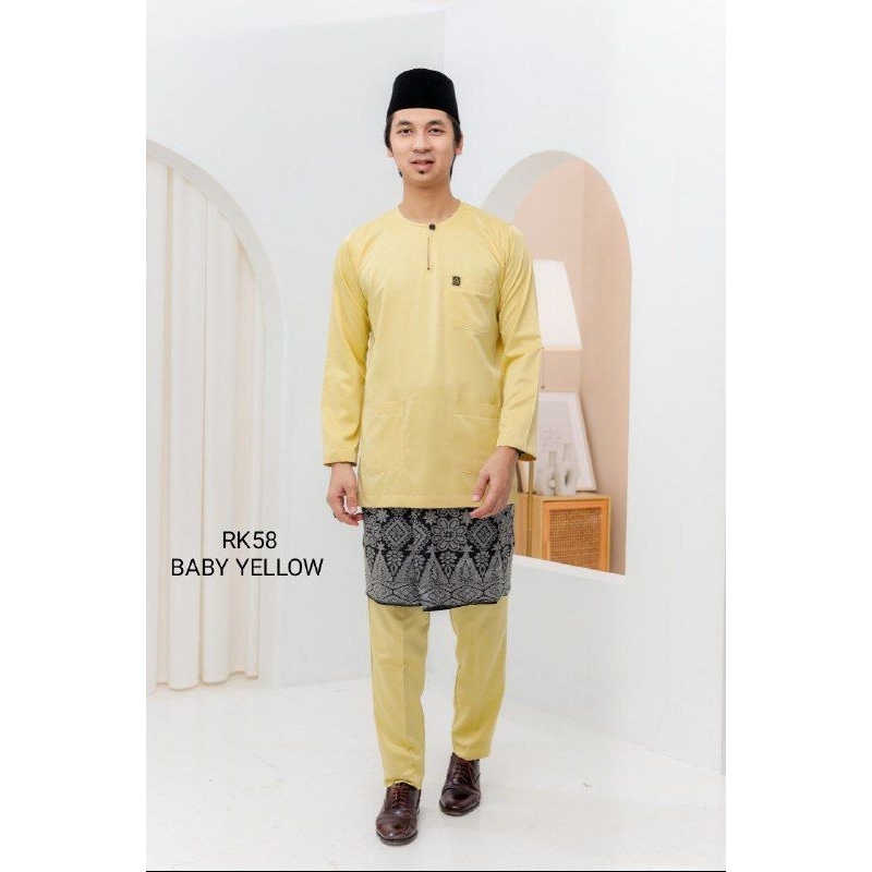 [S-5XL] Baju Melayu Razak Teluk Belanga | Baju Melayu Lelaki Dewasa ...
