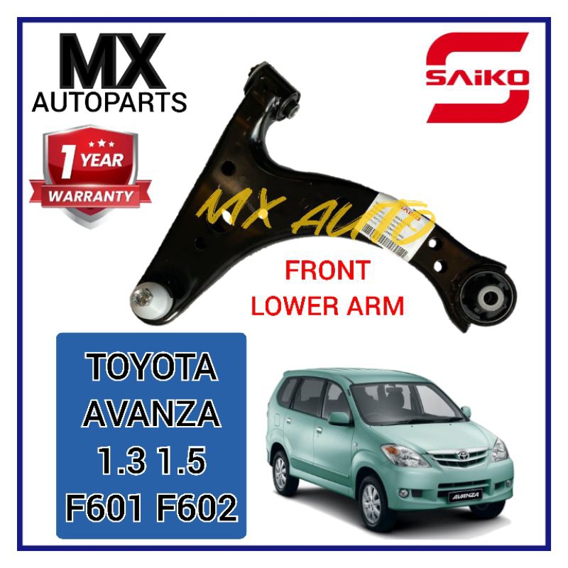 SAIKO CONTROL LOWER ARM TOYOTA AVANZA 1.3 1.5 2003-2011 F601 F602 FRONT ...