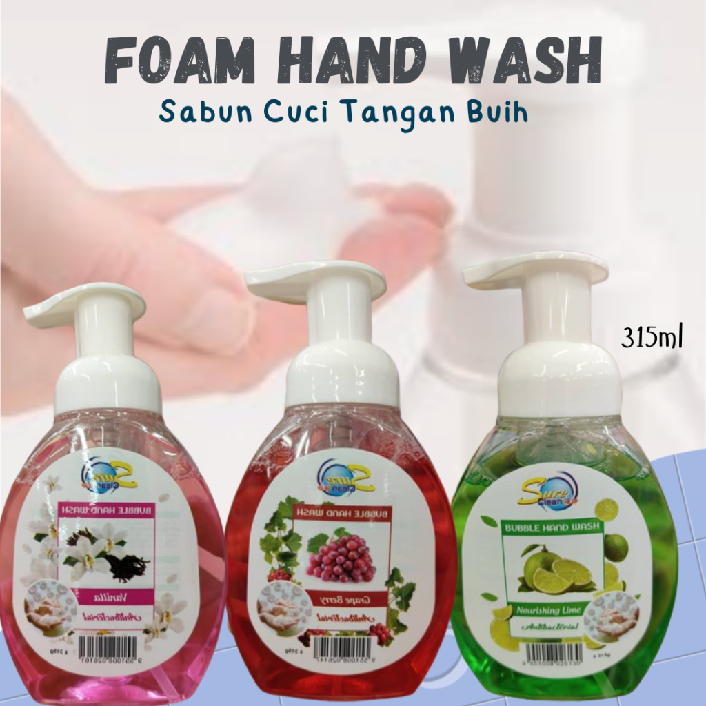 Foam Hand Wash / Sabun Cuci Tangan Buih (315ML) | Shopee Malaysia