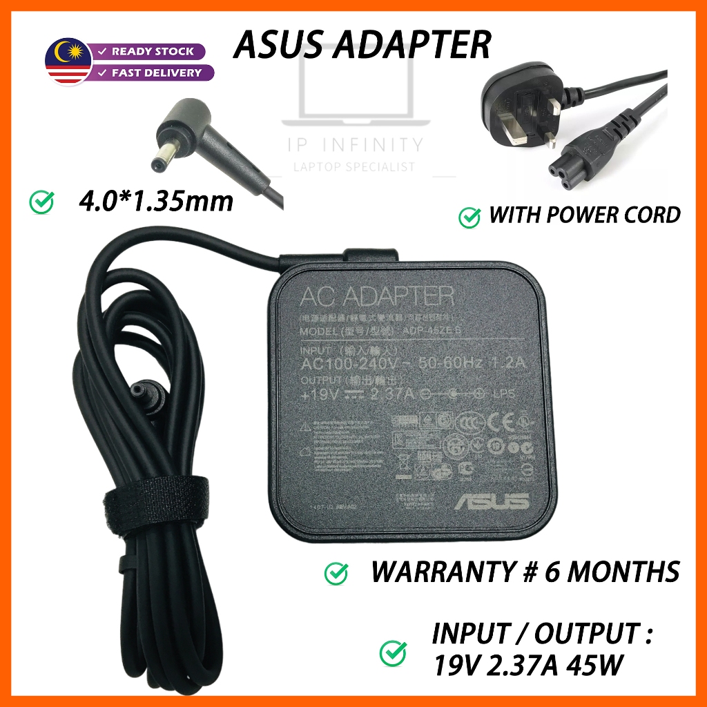 ASUS 19V 3.42A (65W) ADP-65GD B SERIES EXA1203YH PA-1650-48 PA-1650-78 ...