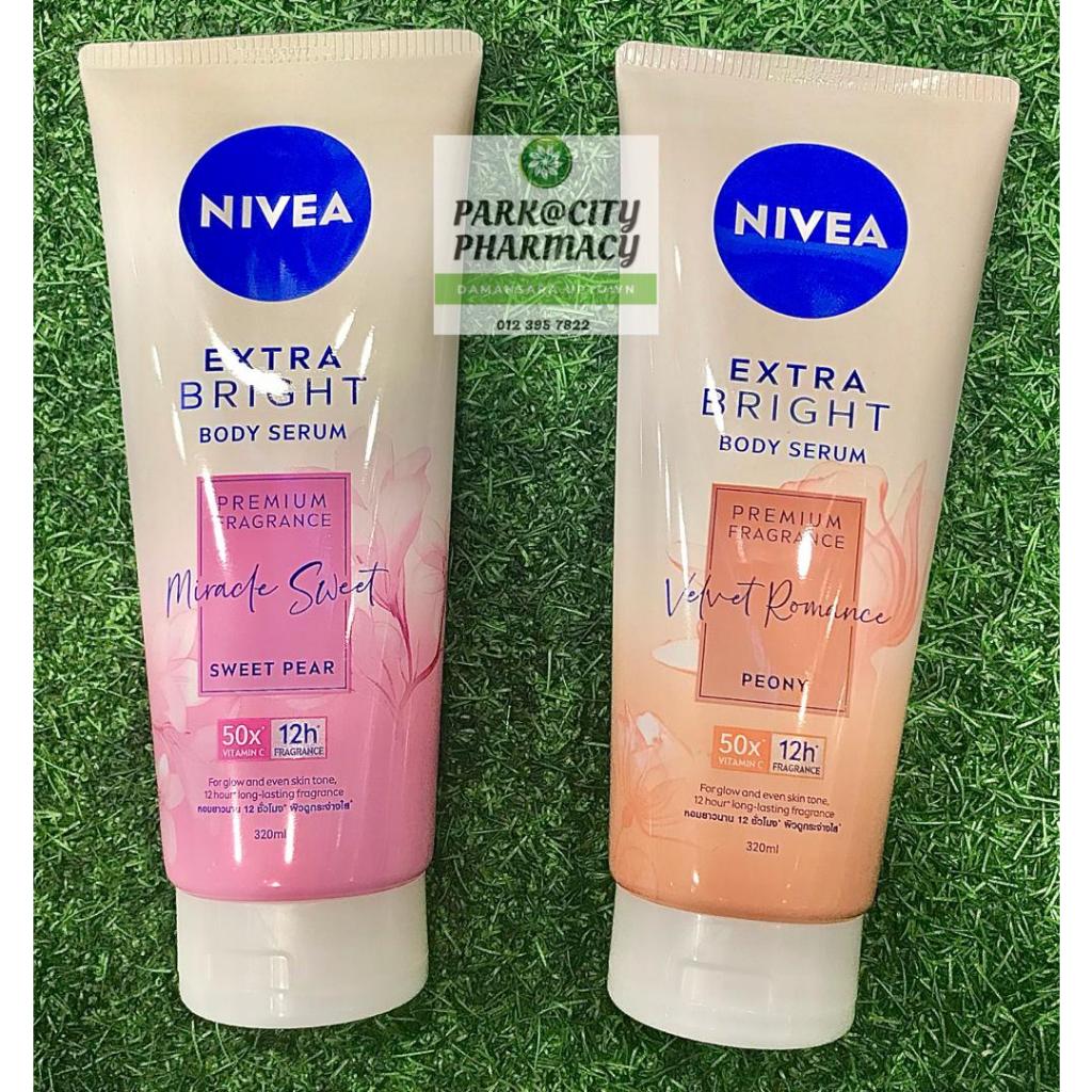 Nivea Extra Bright Body Serum 320 mL (Miracle Sweet 04 0523 / Velvet ...