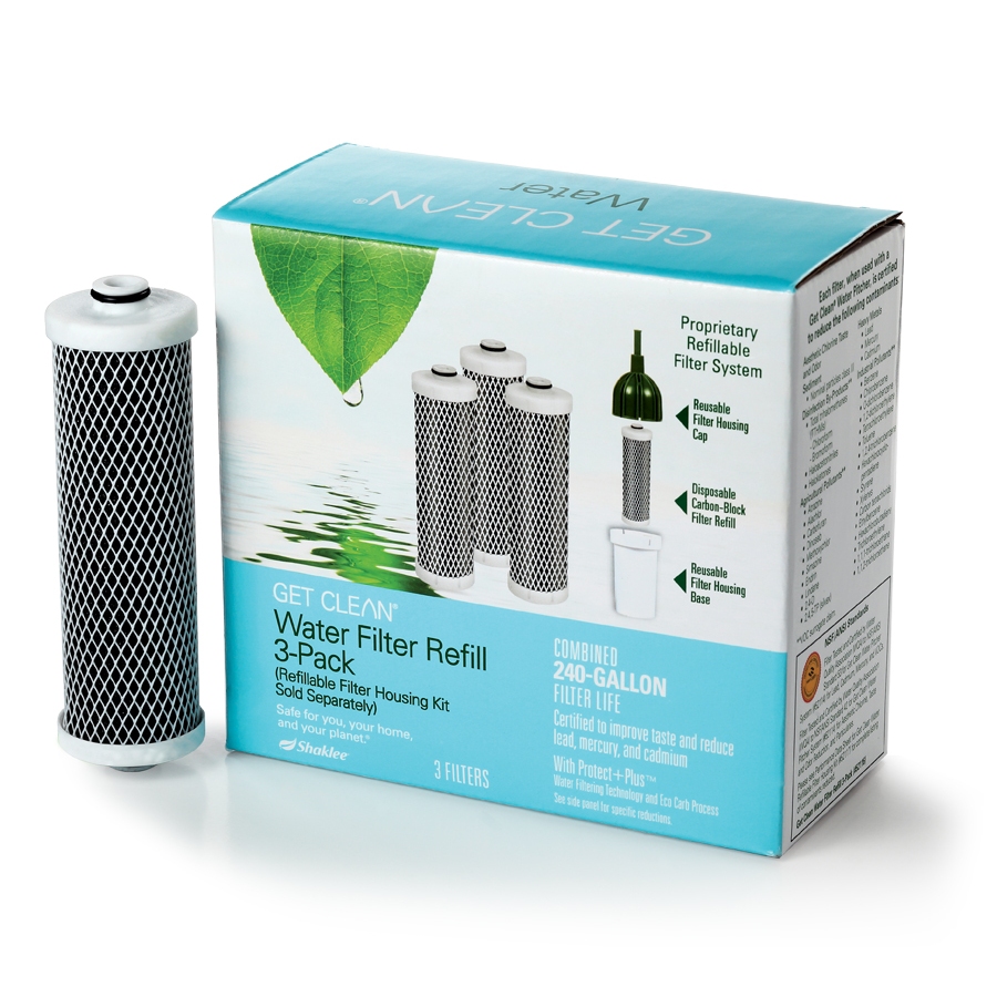 Shaklee Shak Lee GET CLEAN® Water Filter (3 packs) | Shopee Malaysia