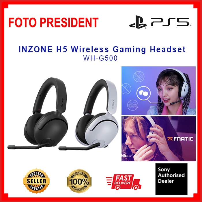 SONY WH-G500 INZONE H5 Wireless Gaming Headset | Shopee Malaysia