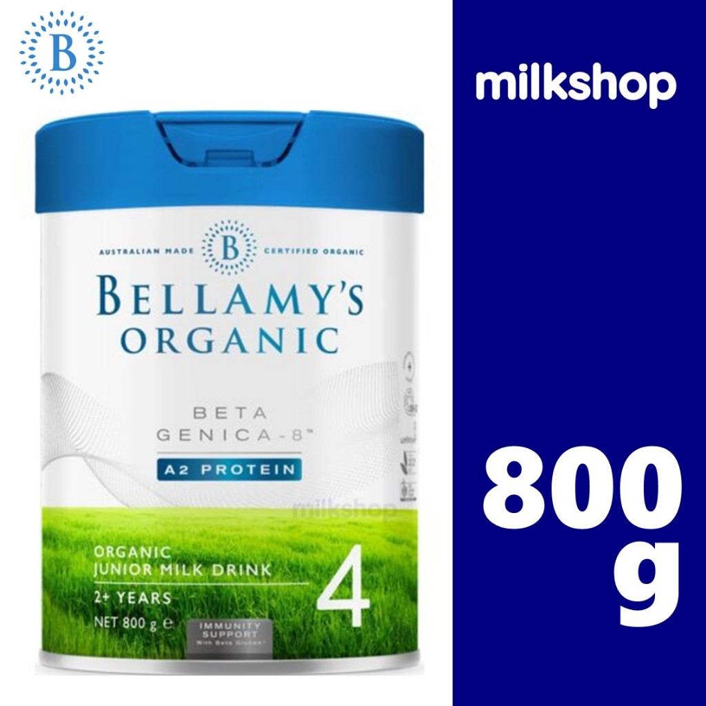 Bellamy's Organic Beta Genica-8 Step 4 Toddler Milk Drink 800g 9332045002406 Bellamy | Shopee ...