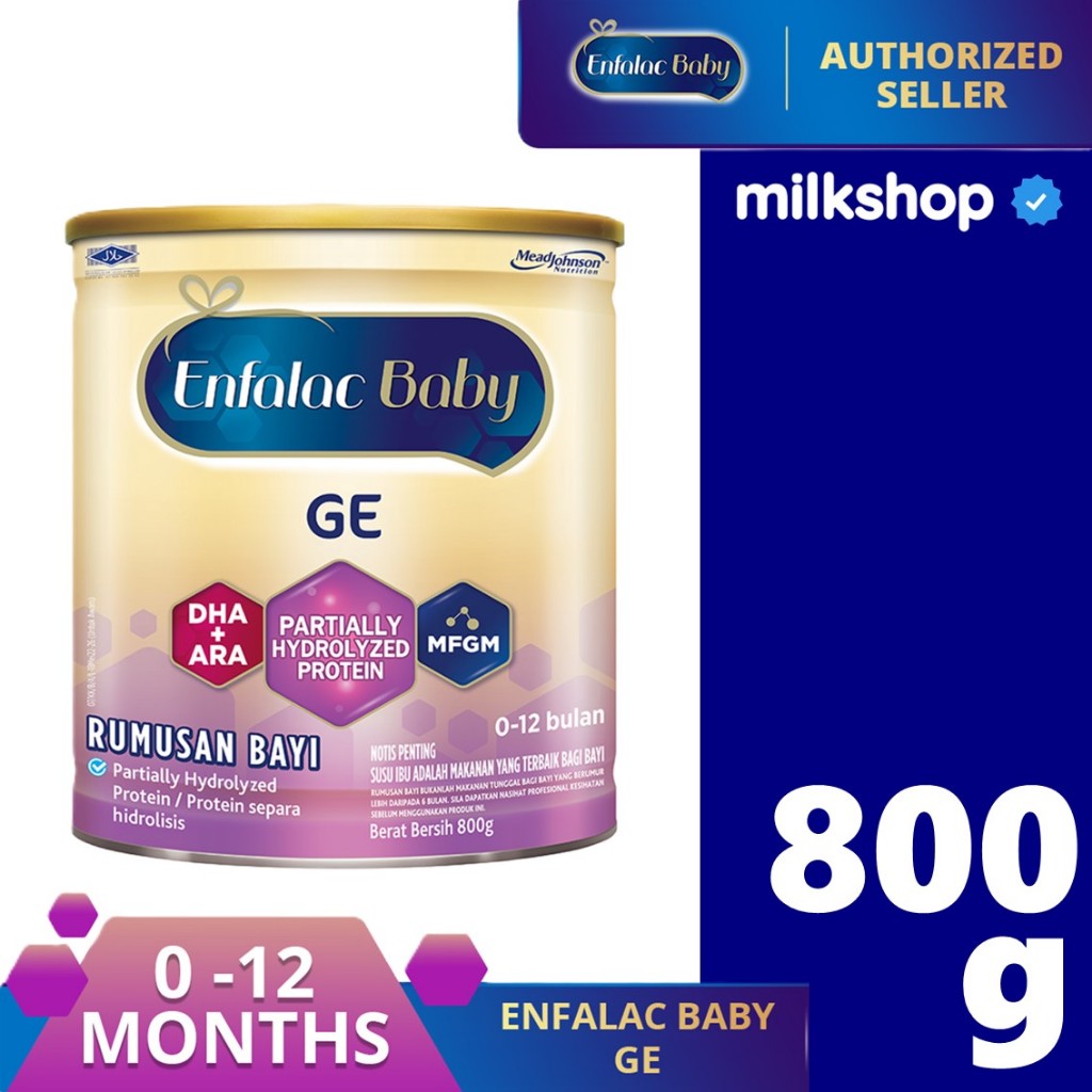 Enfalac Baby GE Gentlease 800g 0-12 Month Partially Hydrolyzed Protein ...