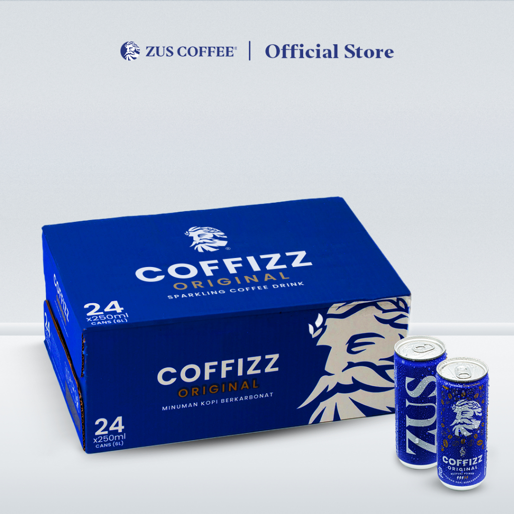 ZUS COFFIZZ - Original - 250ml - 24's (1 can x 24) (Canned Coffee ...