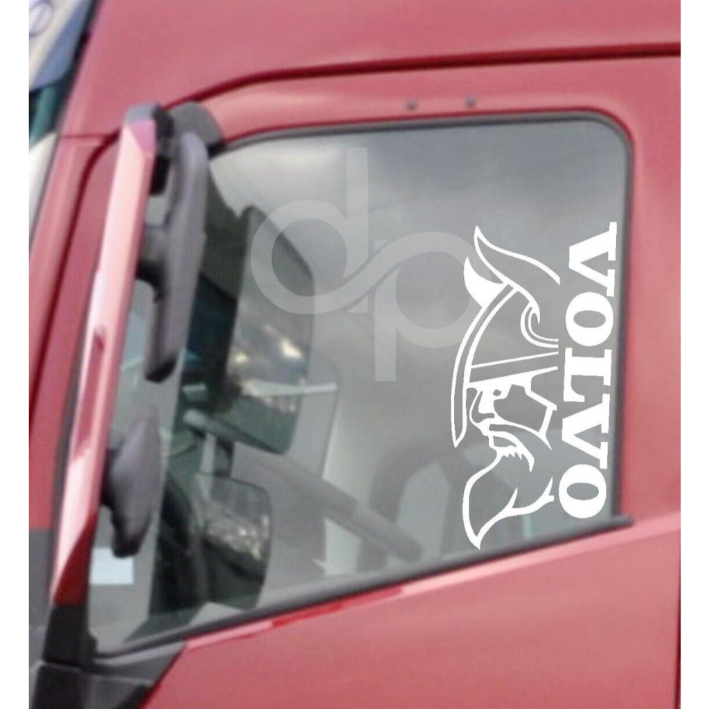 VOLVO VIKING X2 WINDOW VINYL STICKER HAULAGE CUSTOMISE TRUCKING ...
