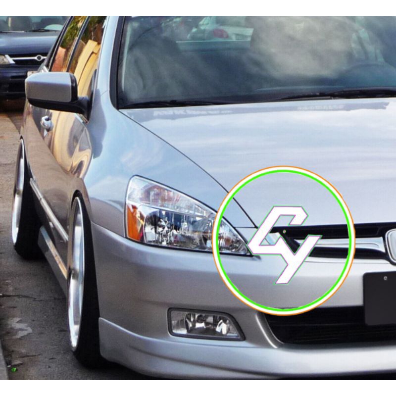 Honda Accord SDA G7 Head Lamp 2003-2007 Black - Yellow Reflector ...