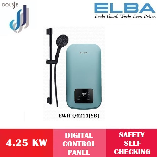 ELBA Non-Pump 4.25KW EVVO SERIES DIGITAL WATER HEATER | Shopee Malaysia