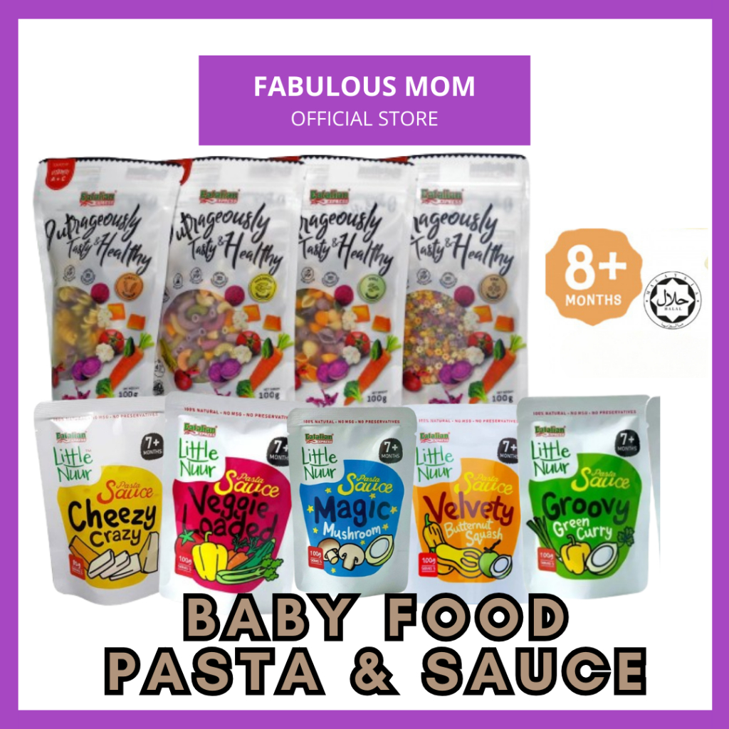 [EATALIAN EXPRESS] Instant Baby Food Pasta Macaroni Sauce Ready To Eat ...