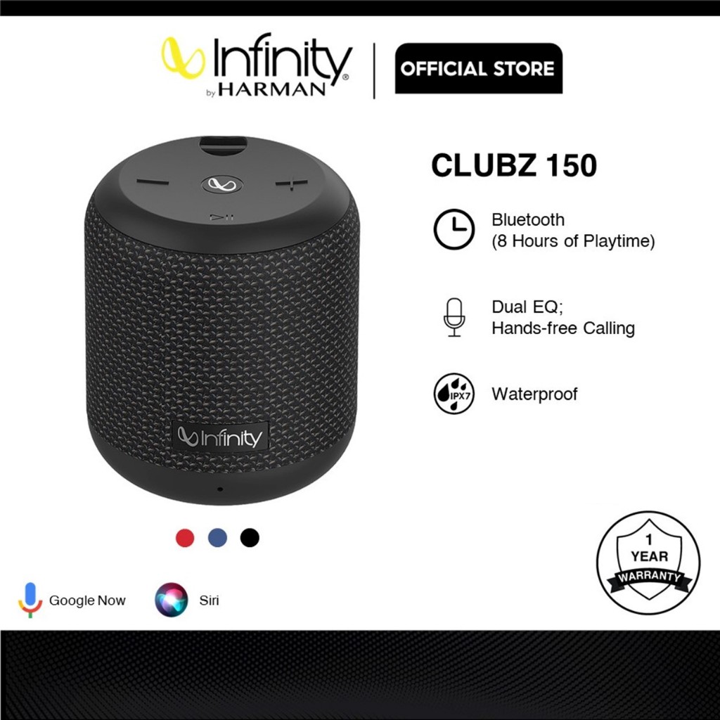 Infinity by HARMAN Clubz 150 Portable Bluetooth Speaker | Shopee Malaysia
