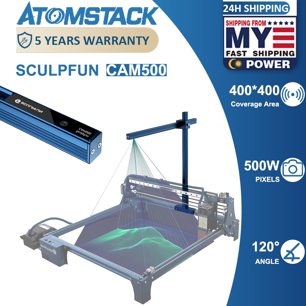 SCULPFUN CAM500 Lightburn Camera for Laser Engraving Machine, 5MP Pixel ...