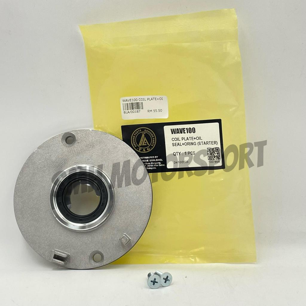 Coil Plate + Oil Seal + O Ring ( Starter ) - WAVE100 | Shopee Malaysia