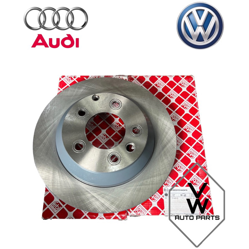 ( 100% FEBI BILSTEIN ) REAR BRAKE DISC ROTOR AUDI Q7 VOLKSWAGEN TOUAREG ...