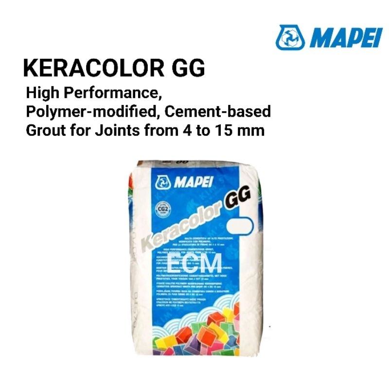 MAPEI KERACOLOR GG (20KG) High Performance, Polymer-modified, Cement ...