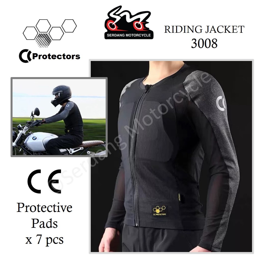 CC PROTECTORS 3008 Riding Jacket Safety Protection Breathable ...