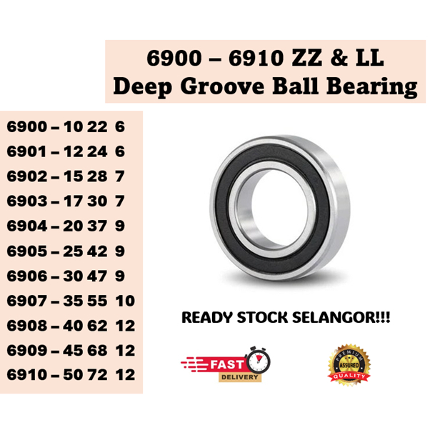 Ball Bearing 6900 6901 6902 6903 6904 6905 6906 6907 6908 6909 6910 ...