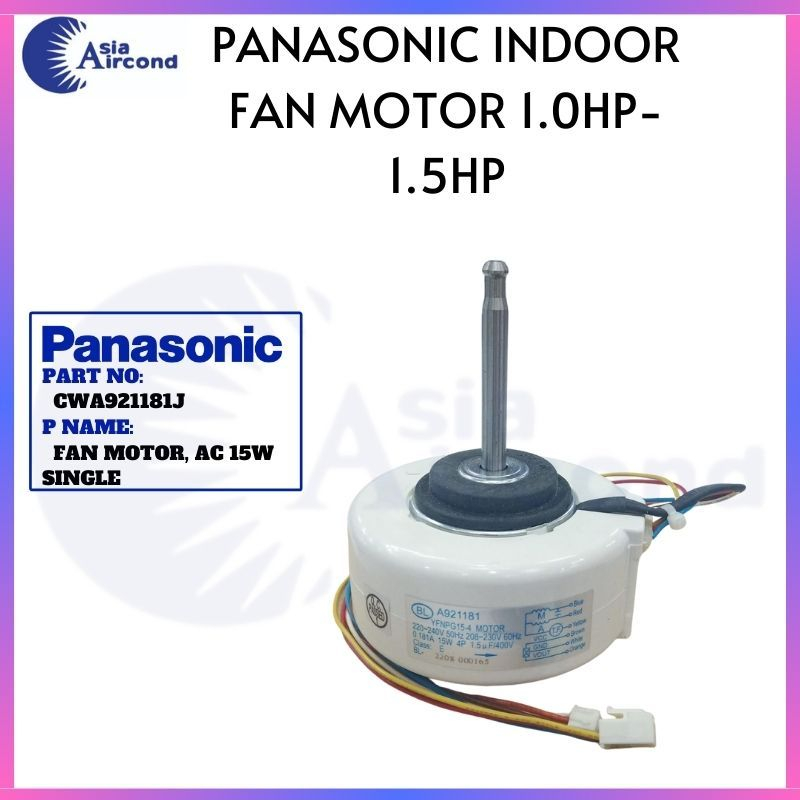 PANASONIC INDOOR FAN MOTOR 【1.0HP-1.5HP】(CWA921181J) | Shopee Malaysia