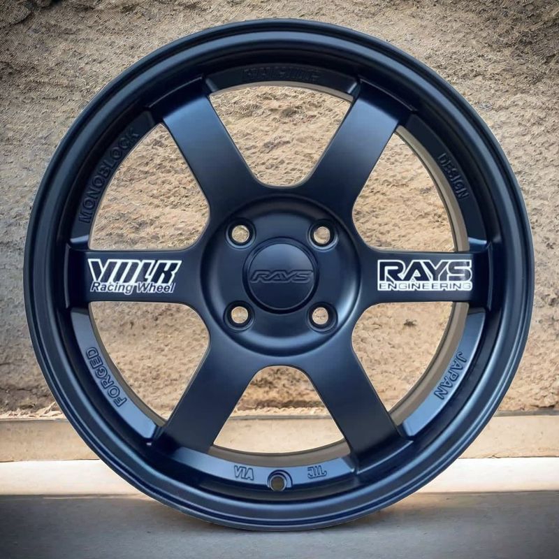 NEW SPORT RIM 15” RAYS TE37 15Inch 4,5H100/114(1set 4pcs)Proton Wira ...