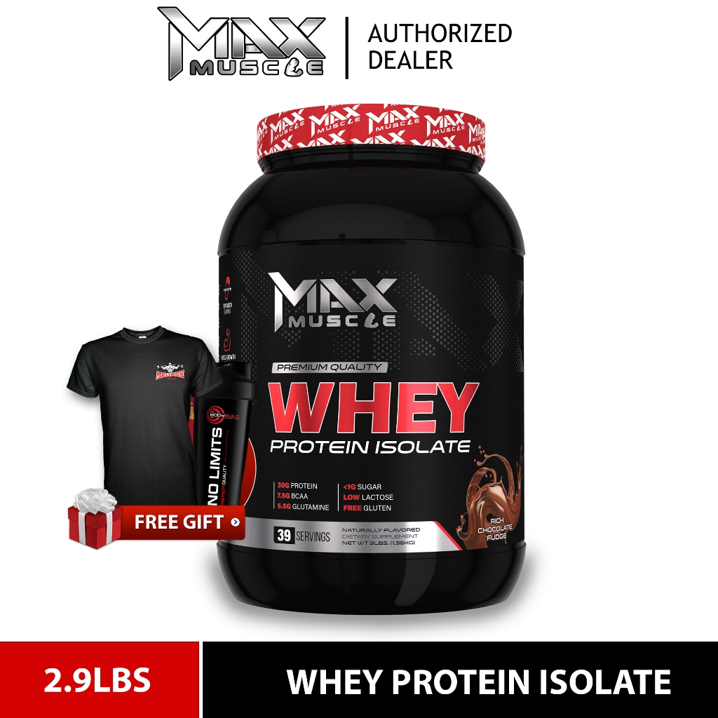 Muscle Max Whey Isolate – 39 Servings, Fast Absorption, Top Flavors ...