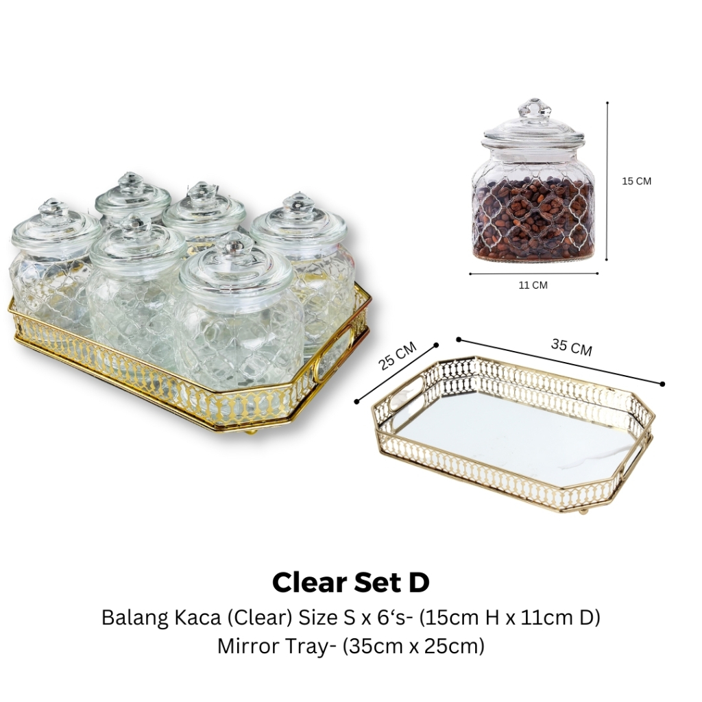 Bekas Kuih Raya Set Viral 2024 Set Balang Kuih Raya Kedap Udara Balang ...