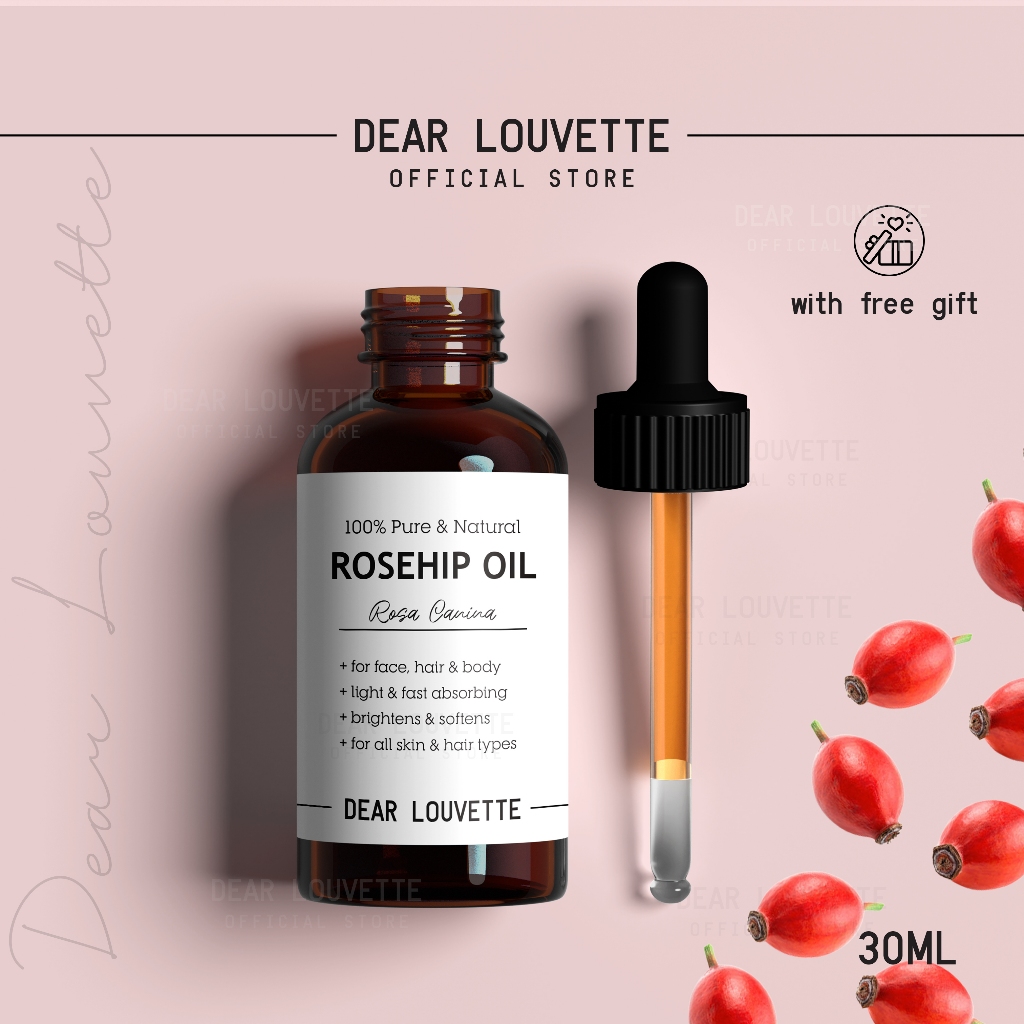 100% Pure Cold Pressed Rosehip Oil For Face For Hair For Body Facial ...