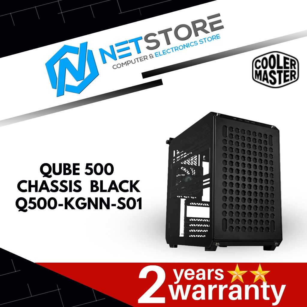 COOLER MASTER QUBE 500 BLACK CHASSIS - Q500-KGNN-S01 | Shopee Malaysia