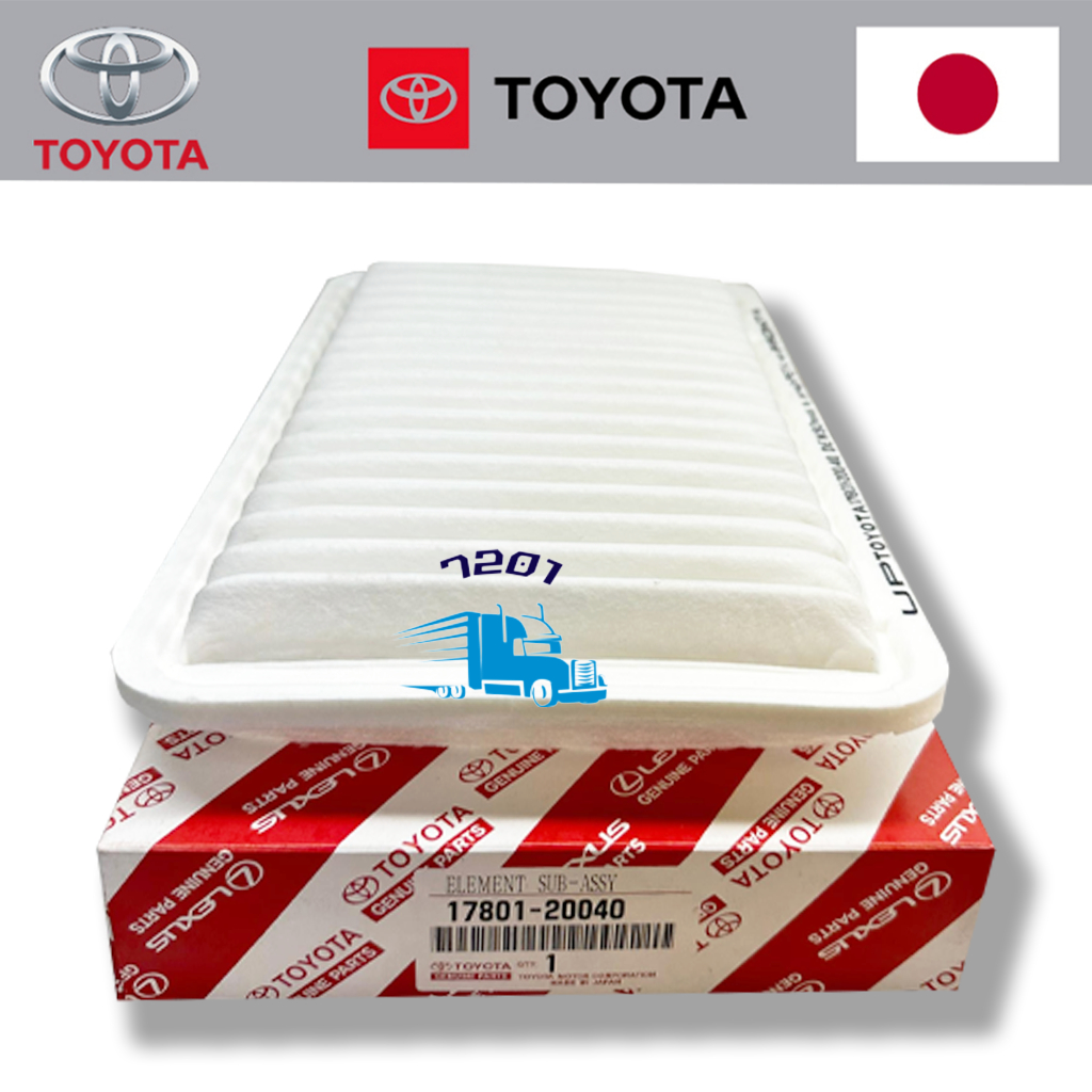 TOYOTA 20040 AIR FILTER, CAMRY ACV30 2003 AIR FILTER (17801-20040 ...