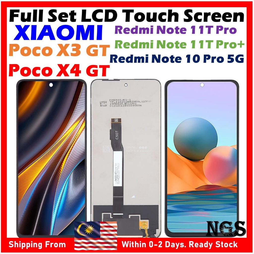 ORl NGS LCD Touch Screen For XIAOMI POCO X3 GT / POCO X4 GT / Redmi Note 10 Pro 5G / Note 11t ...